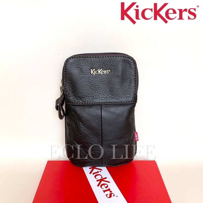 Kickers Pouch Bag Genuine Leather 100% Original [78392 I 78393 ...