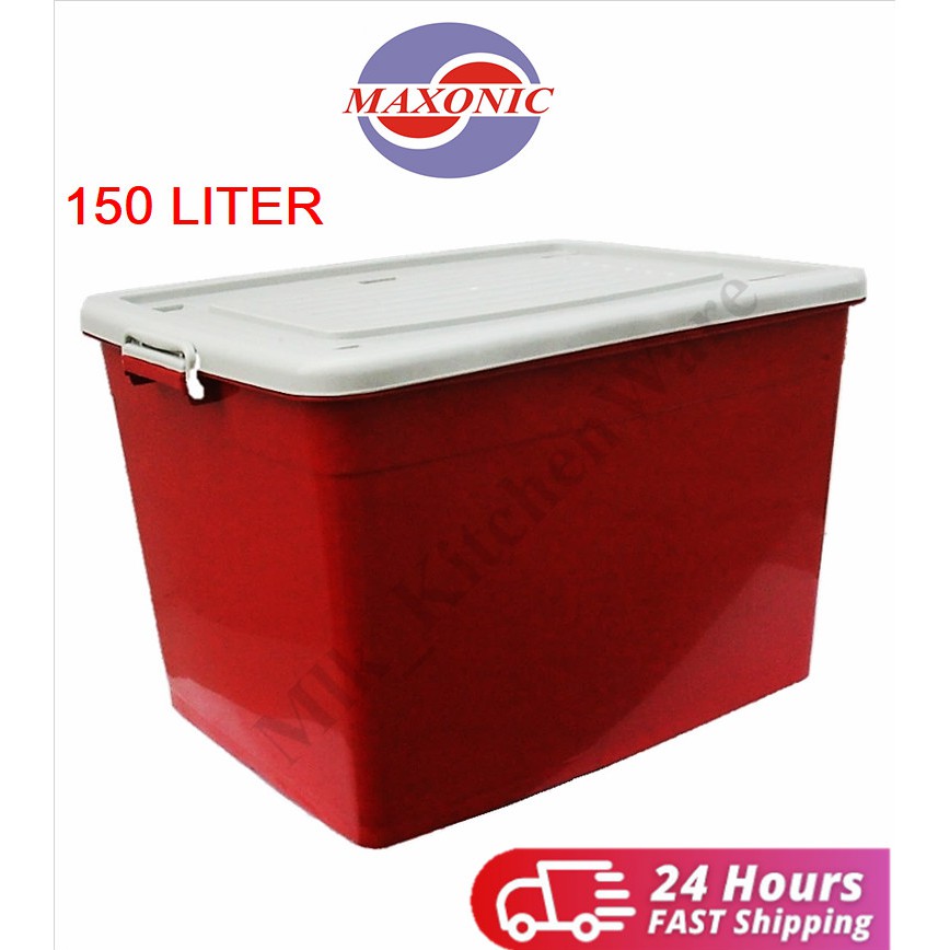 MLK MAXONIC STORAGE BOX 150LITER 9909 STORAGE BOX READY STOCK/LOCAL ...