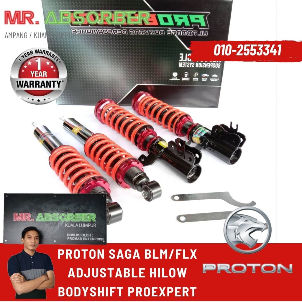 ADJUSTABLE HILOW BODYSHIFT / SOFTHARD PROEXPERT PROTON SAGA BLM / FL ...