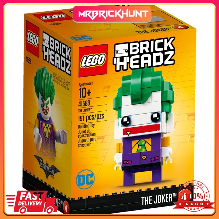 [MrBrickHunt] Lego 41588 Brickheadz Joker | Block Toys | | Shopee Malaysia
