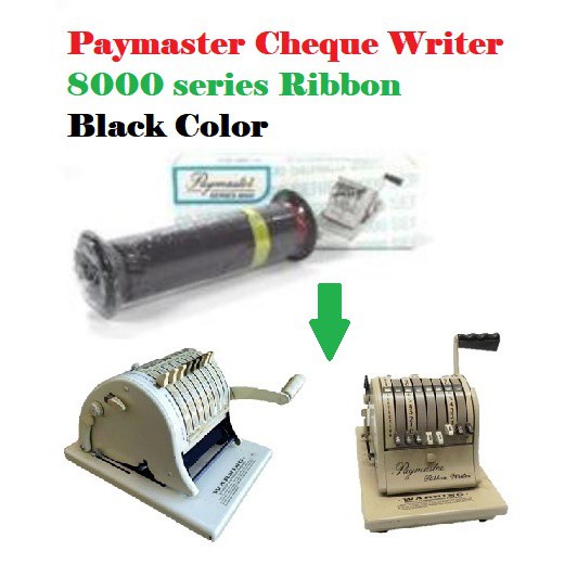 Original Paymaster Manual Check Writer Chequewriter Cheque Writer ...