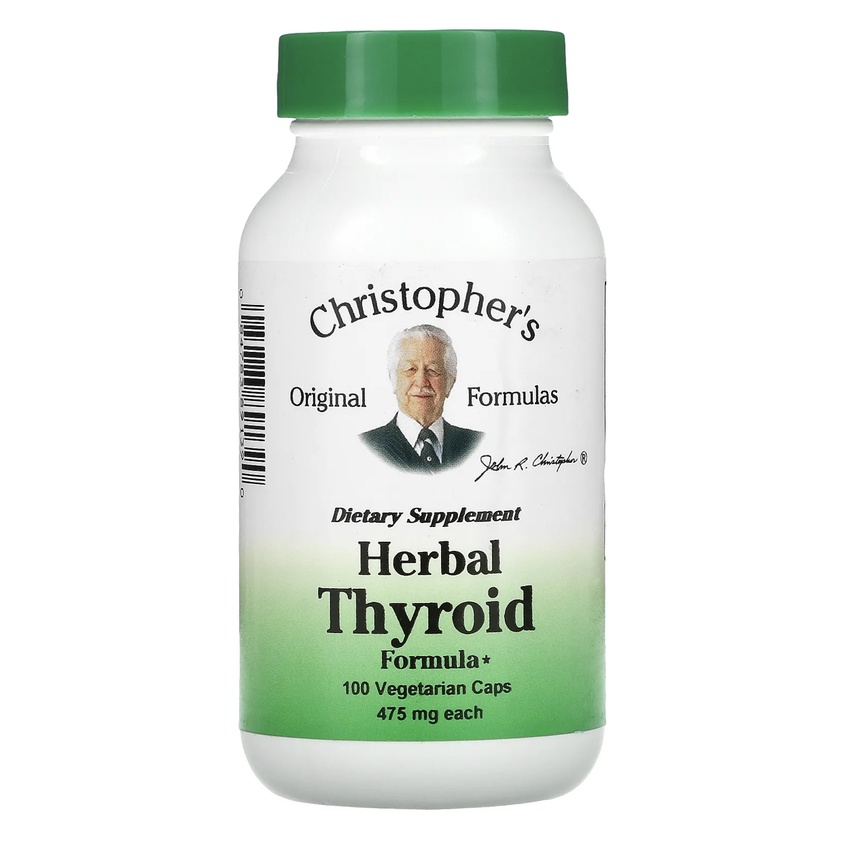 Christopher's Original Formulas Herbal Thyroid Formula 475mg 100 ...