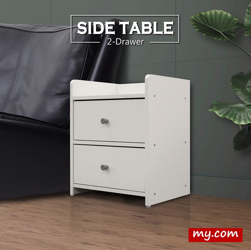Meja Sisi/Side Table with 1-Drawer my.com/Rack Kecil Tepi Katil Almari ...