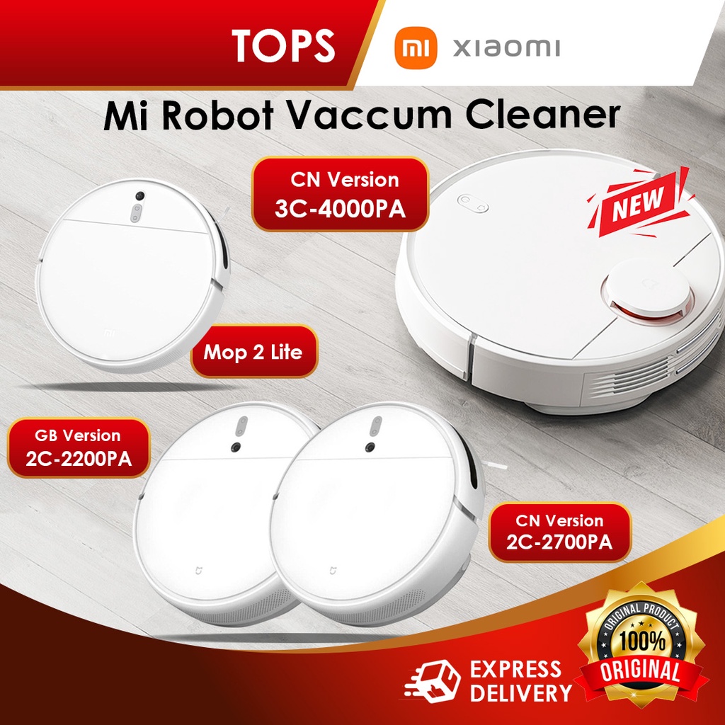 [ English ] 🇲🇾Xiaomi Mijia Smart Robot Vacuum Cleaner - Mop 2 Lite | 2C ...