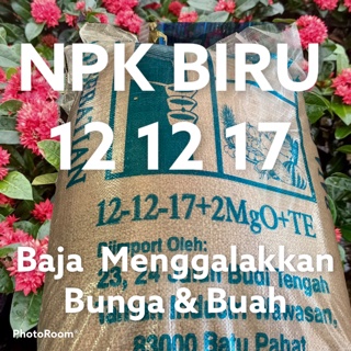 10kg / Baja NPK Blue 12 12 17 / Baja Menggalakkan Penghasilan Bunga & Buah Bagi Tanaman | Shopee ...