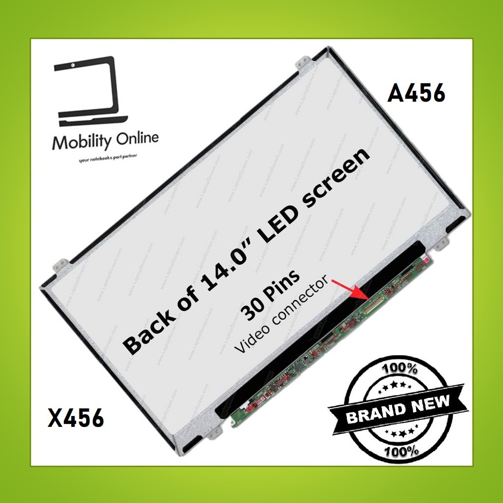 Asus A456 A456U X456 X456U Laptop LCD LED Screen | Shopee Malaysia
