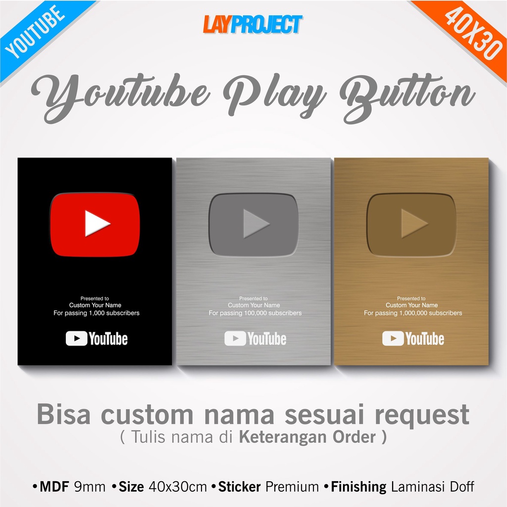 HIASAN DINDING Wall Decor Room Decoration Wall Decoration - Youtuber ...