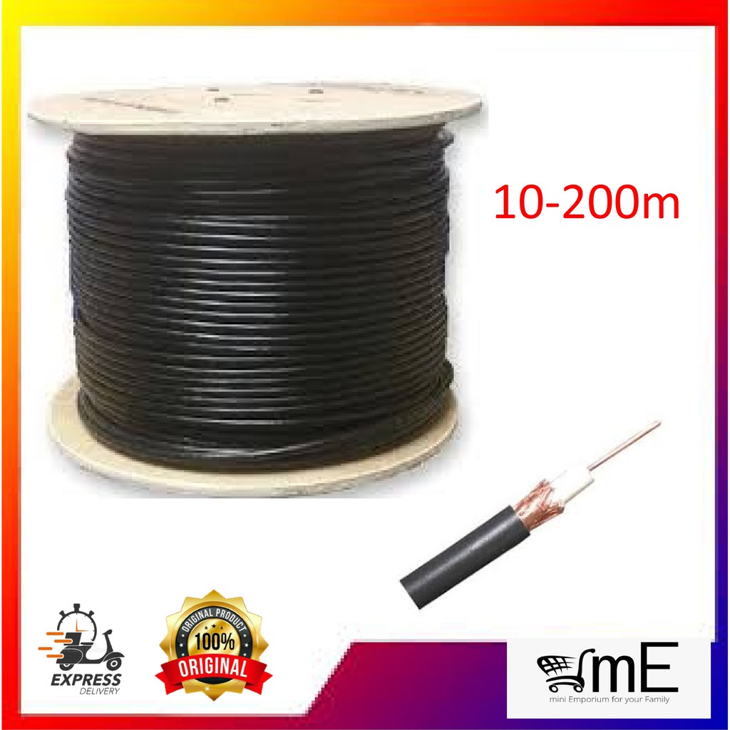 RG59 COAXIAL CABLE DCOM (CCS) E64 Test Passed CCTV / ASTRO 10/20/30/50 ...
