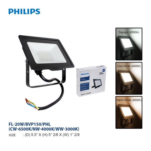 PHILIPS BVC150 / BVP150 ESSENTIAL LED FLOODLIGHT 10W/20W/30W/50W/70W SMARTBRIGHT | Shopee Malaysia