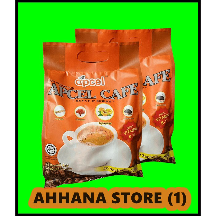 APCEL CAFE [kopi kesihatan] 💯 ORIGINAL | Shopee Malaysia