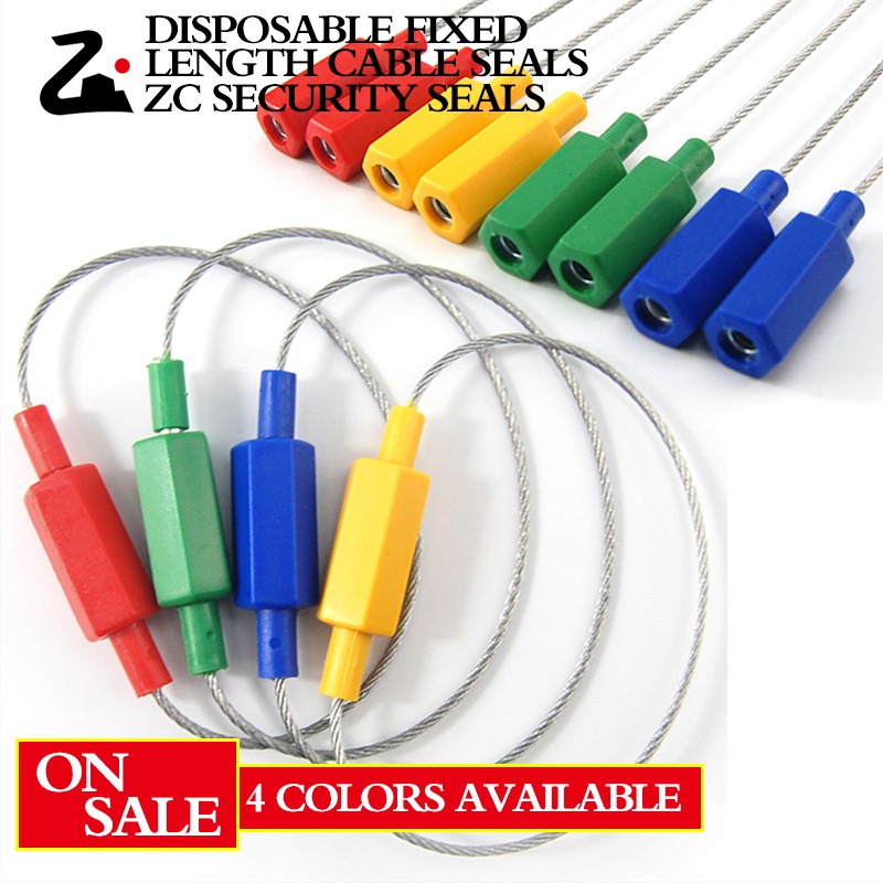 High Security Cable Ties Numbered Truck Seals 1.8mm Tamper Steel Wire ...