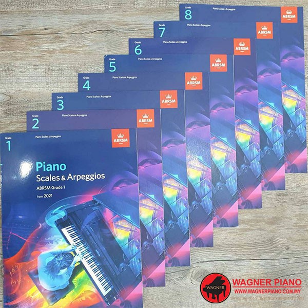 Piano Scales & Arpeggios ABRSM from 2021 (Grade 1 / Grade 2 / Grade 3 ...