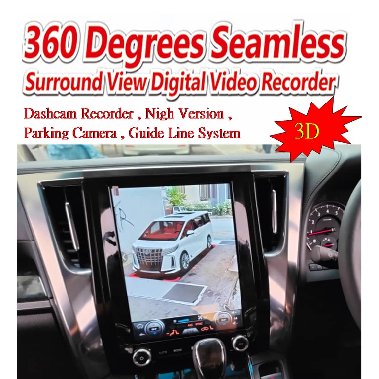 LEON Alphard Toyota Vellfire AGH30 12.1" FHD Tesla 4Ram 64GB 8Core Wifi ...