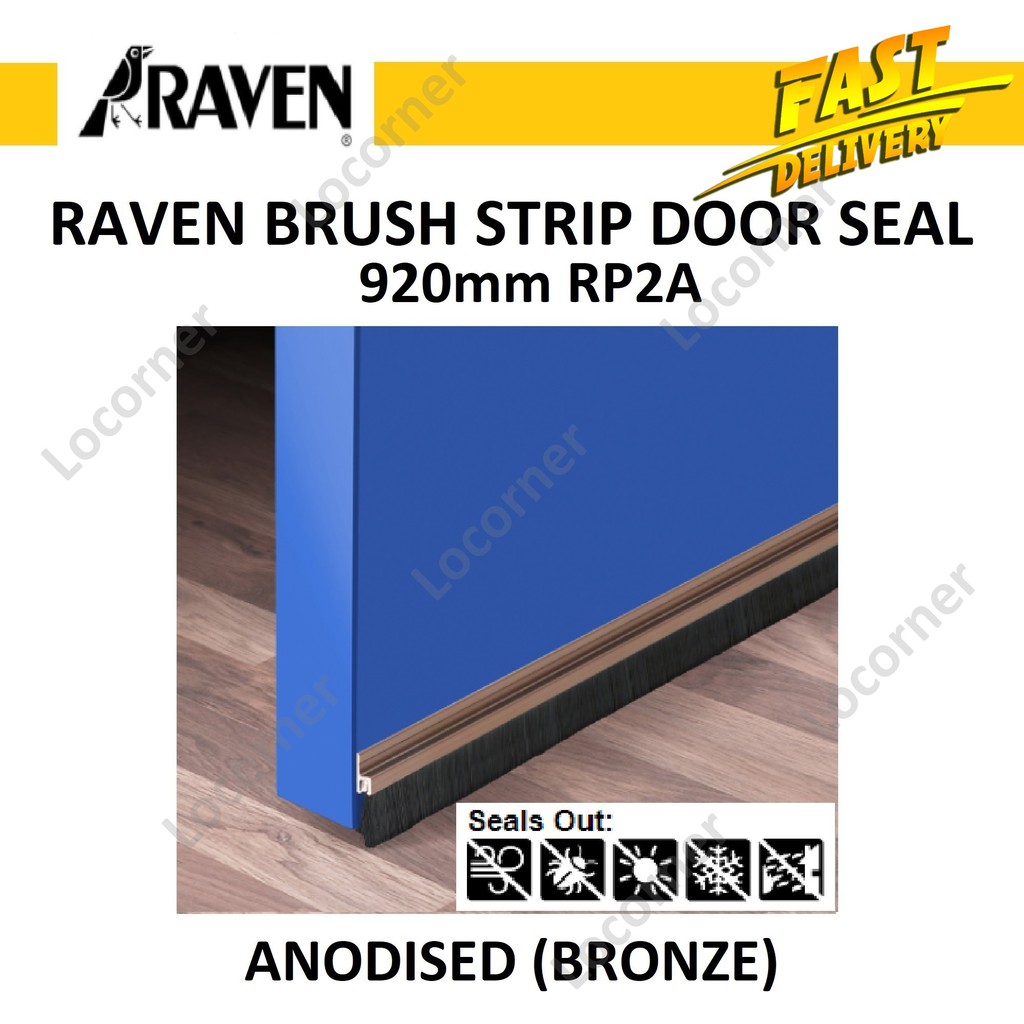 RAVEN RP2A DIY Brush Strip Door Seal / Door Seal | Shopee Malaysia