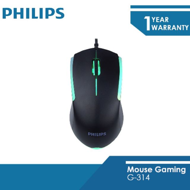 PHILIPS G314 Gaming Mouse Colourful Led | Shopee Malaysia