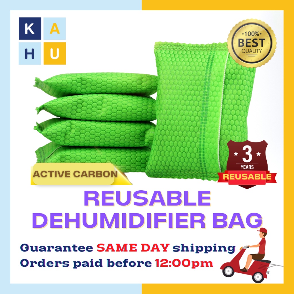 Reusable Dehumidifier Bag *Moisture Absorber & Drying Agent / Penyerap ...