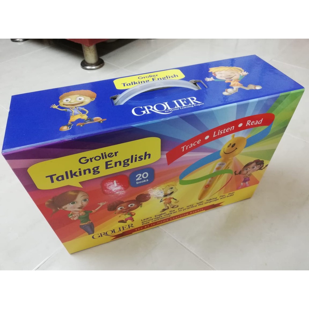 Grolier Talking English (with reading Pen ) | Shopee Malaysia