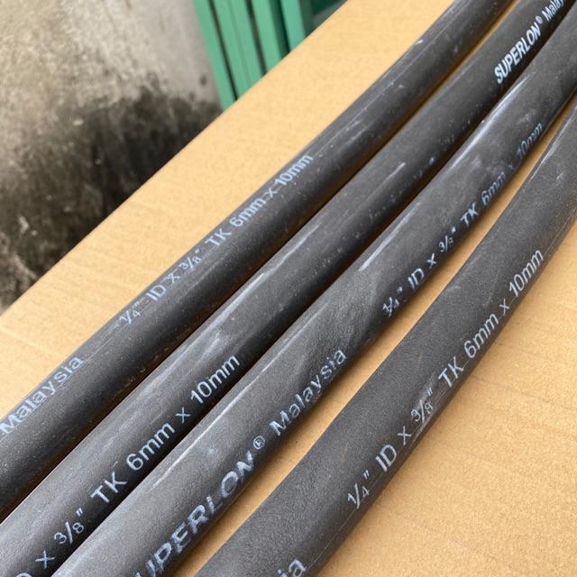 *Ready Stock*Superlon 1/4”(6mm)ID X 3/8”(10mm)TK x 1.83m HD Insulation ...