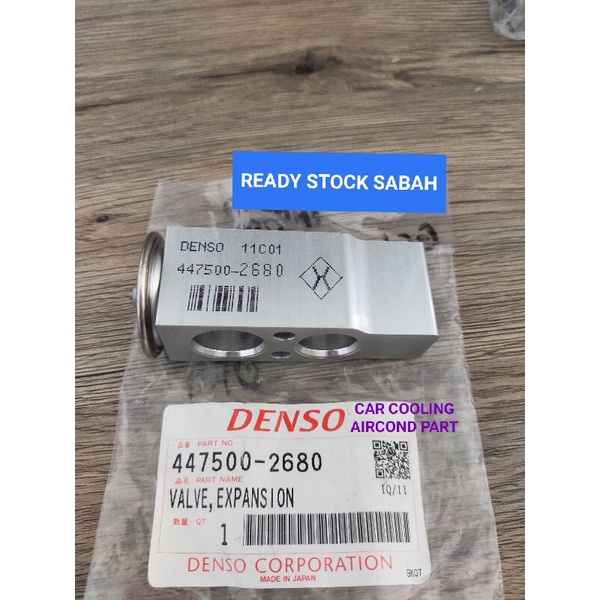 ORIGINAL DENSO TOYOTA INNOVA REAR AN40, VELLFIRE 2006-2015 (2680) AIRCOND EXPANSION VALVE BLOCK ...