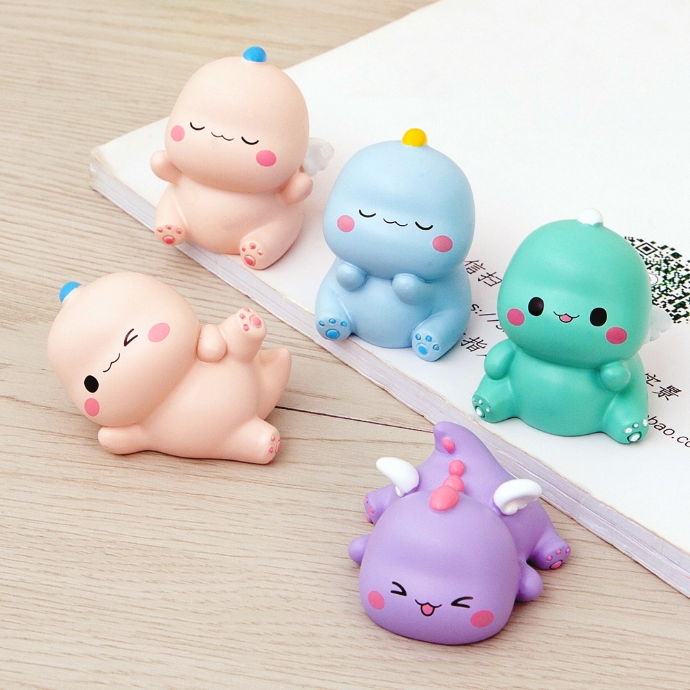 Cute Mini Dinosaur BuBu Resin Toy Deco Display Desktop Table Car Doll ...