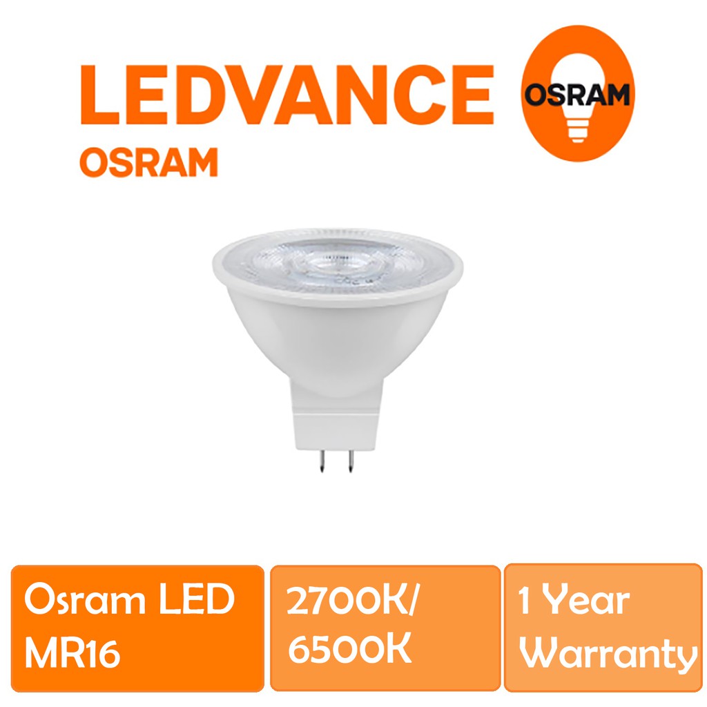 Osram LED MR16 Ledvance 2700K/6500K GU5.3 Light Bulb | Shopee Malaysia