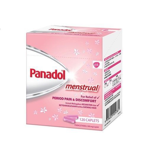 Panadol Menstrual Tabs 500mg (120s)/ 10x12's @ loose 1x10's (10s ...