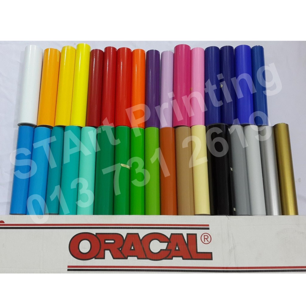 Oracal 651 - Cutting Sticker Material ( G049 - G071 ) | Shopee Malaysia