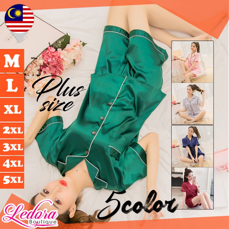 LEDORA Sexy Pajamas Nightdress Sleepwear Pyjamas Hot Dress Baju Tidur NDL025 | Shopee Malaysia