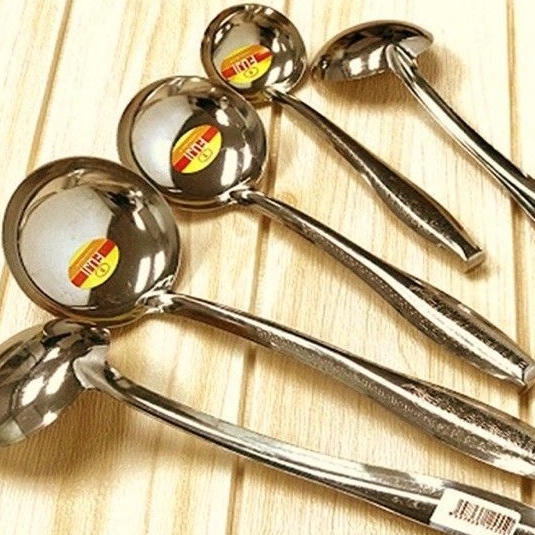 Senduk kuah kari/senduk lauk /Stainless Steel Ladle/Senduk besi senduk ...