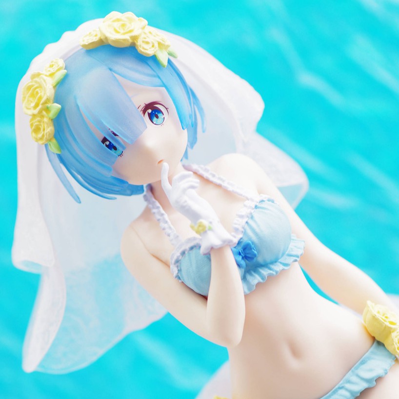 Banpresto - Re:Zero kara Hajimeru Isekai Seikatsu - Rem - EXQ Figure - Wedding Ver. - Original ...