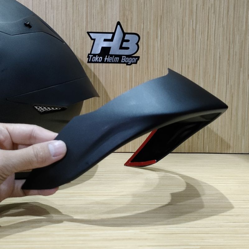Kyt TT Course 3D NZ spoiler in Black MATT | Shopee Malaysia