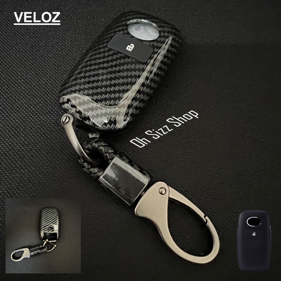 Toyota Veloz 2022 Car Remote Case Kevlar Pattern Can Pull Spare Key In ...