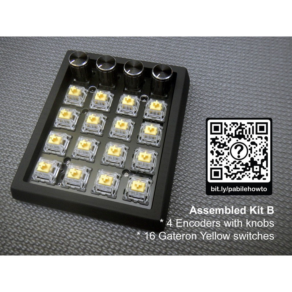 Pabile P20v4 5x4 Grid Ortho Linear Macro Number Num Pad Kit DIY ...