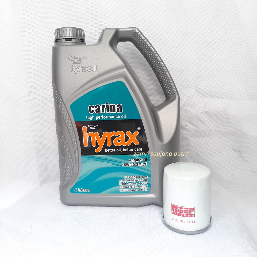HYRAX OIL - Minyak Enjin - 15W40 4L - FREE SHIPPING TO WEST MALAYSIA ...