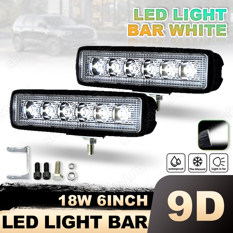 18W Spot LED Work Light Bar Driving Lamp Fog Off Road SUV Car Boat Truck sportlight spotlight ...
