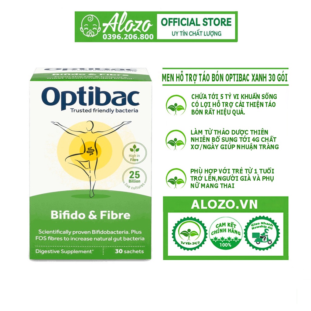 British Optibac Probiotics to Help Improve Constipation, 30 packs ...