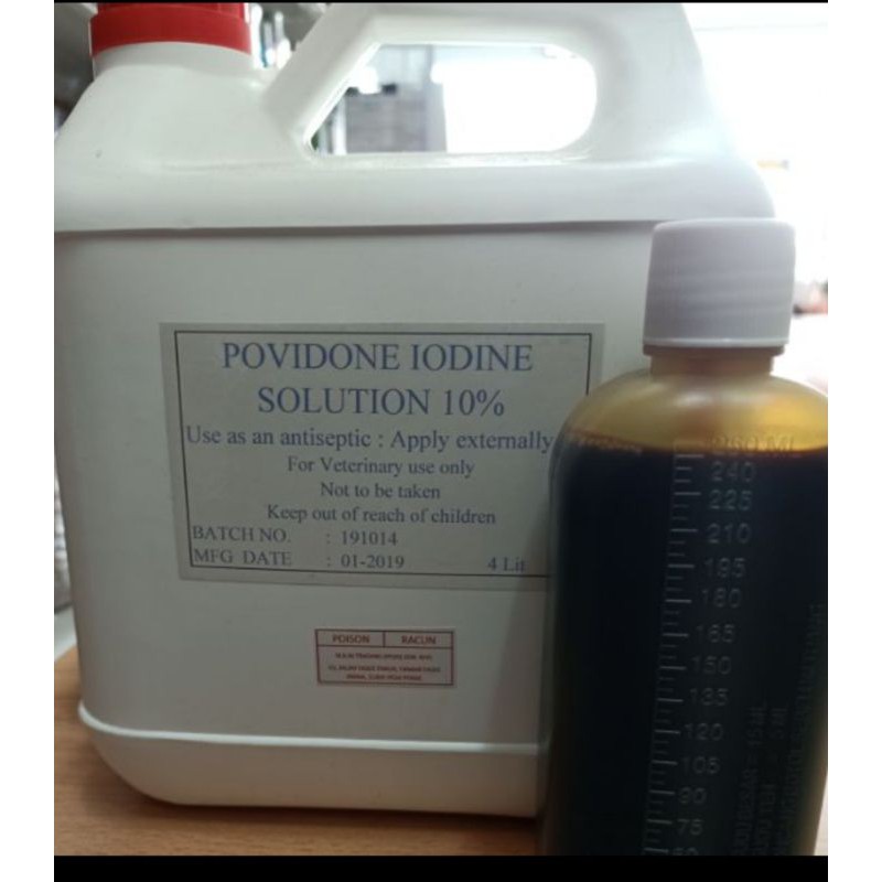 Povidone Iodine solution 10% For animal | Shopee Malaysia