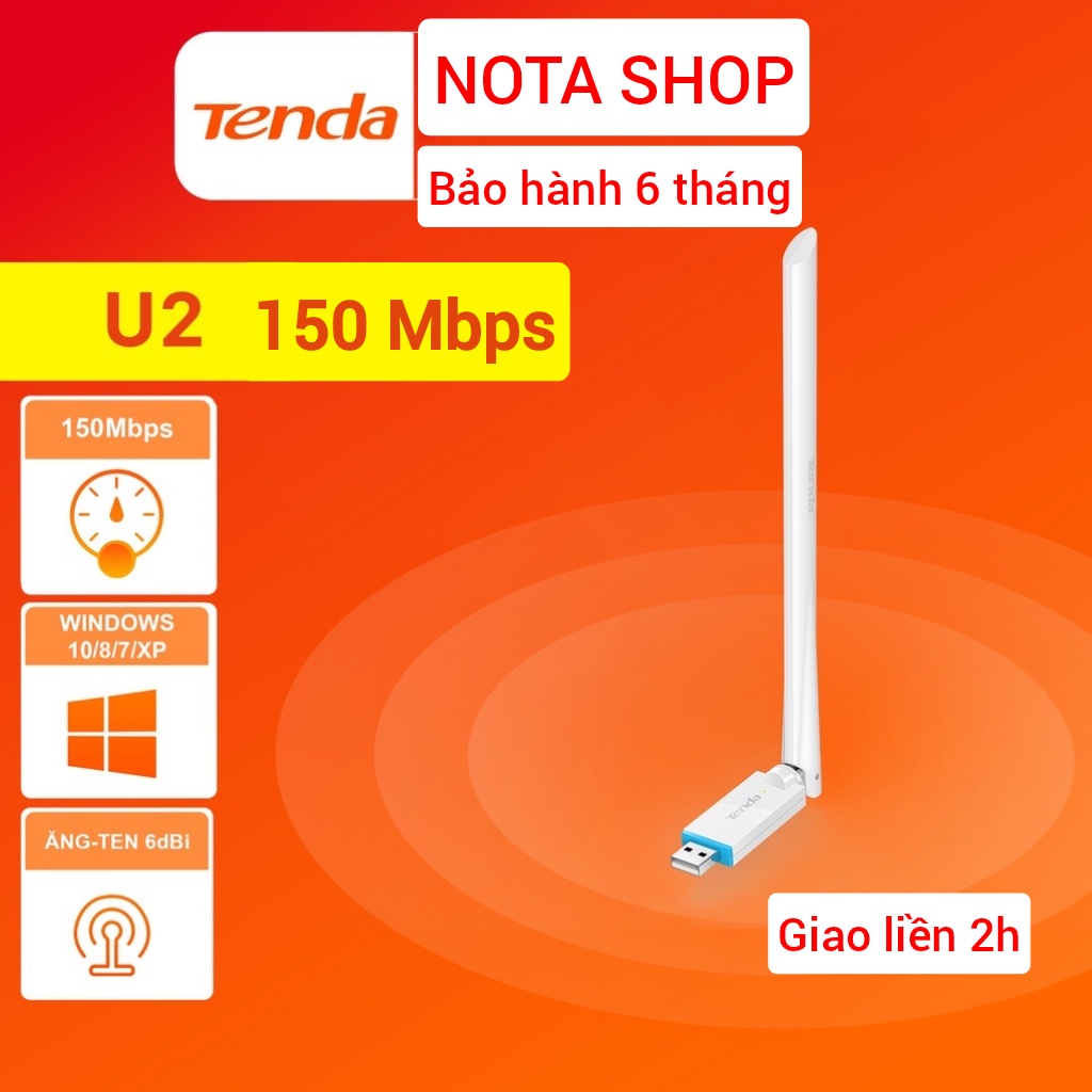 [Fire] USB WiFi Tenda U2 150Mb 2.4G - U10 5G 600Mb attracts waves and ...