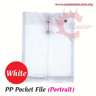 A4 PP Pocket File with String | PP Envelope File | PP String / Document ...