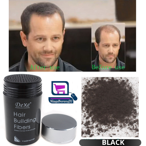 Original Dexe Hair Building Fibers Hair Growth Powder Keratin Hair ...