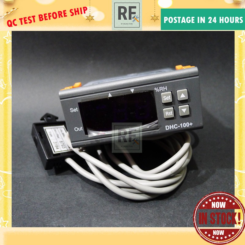 Elitech Dhc-100+ Thermostat Temperature And Humidity Controller ...