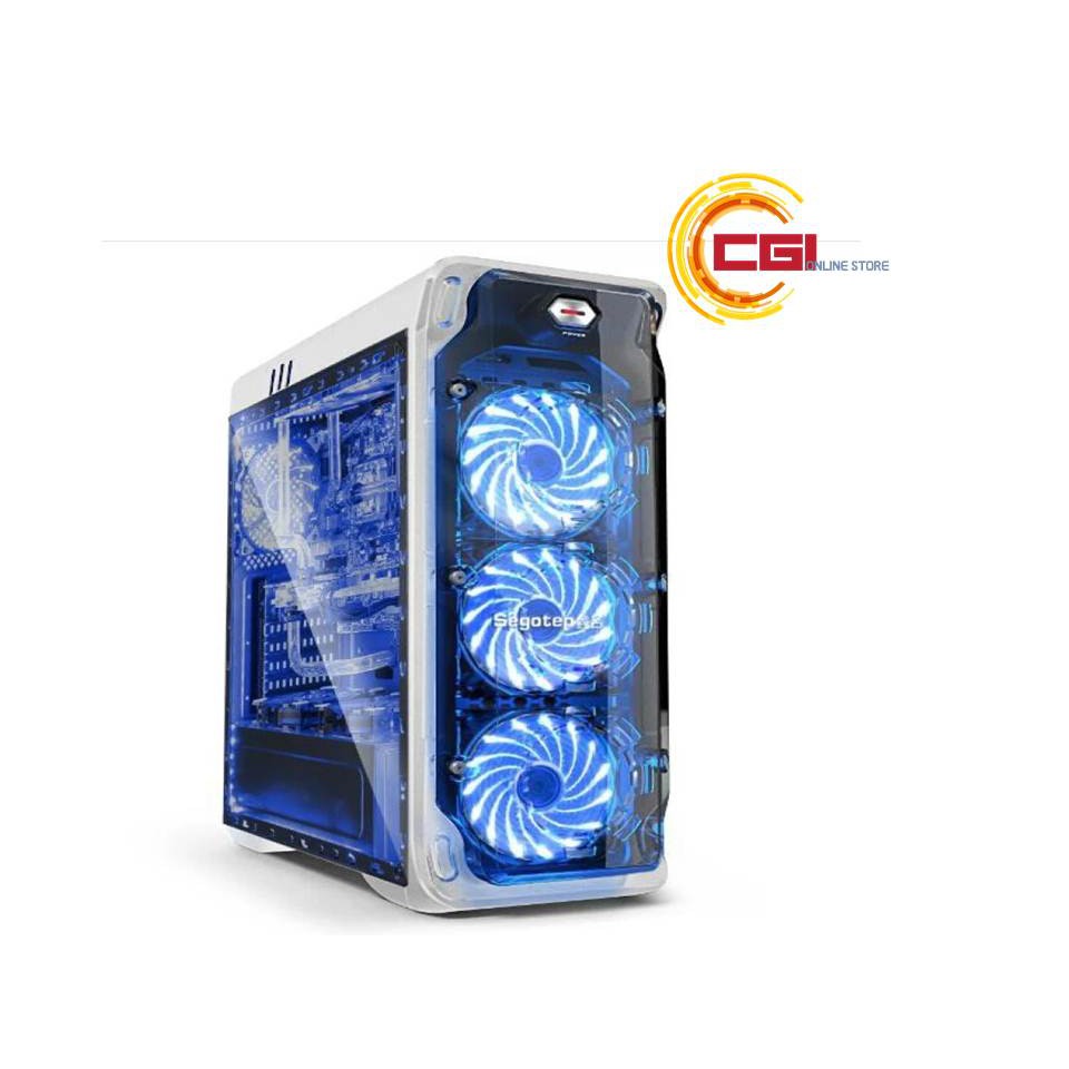 Segotep LUX II RGB ATX Gaming Computer Case - White | Shopee Malaysia