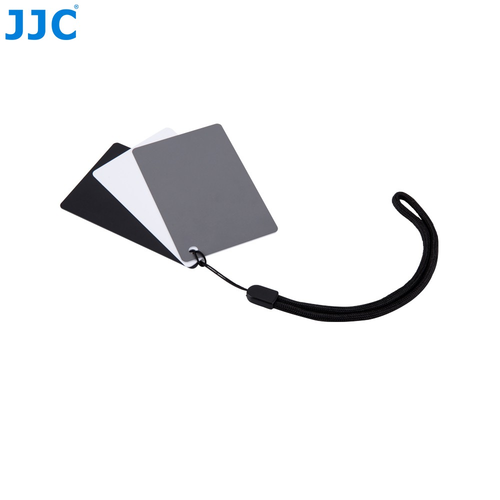 JJC GC Series PVC Gray Card Waterproof White Balance Card Set with 18% ...