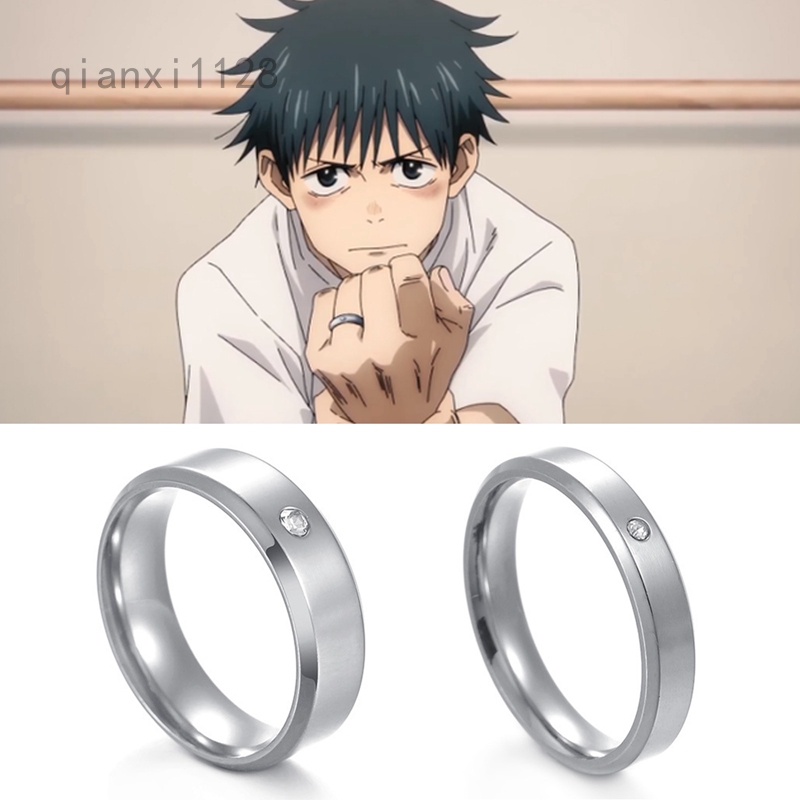 Anime Jujutsu Kaisen Okkotsu Yuta Finger Ring Jewelry Adjustable ...