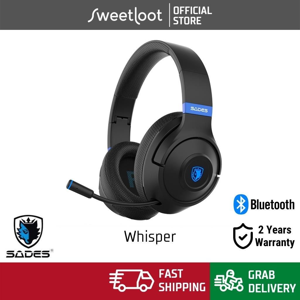Sades Whisper Wireless Bluetooth Gaming Headset | Shopee Malaysia