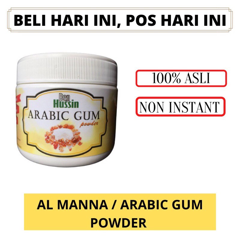🔥 READY STOCK 🔥 ARABIC GUM POWDER / AL- MANNA 100% ASLI 200gm | Shopee ...