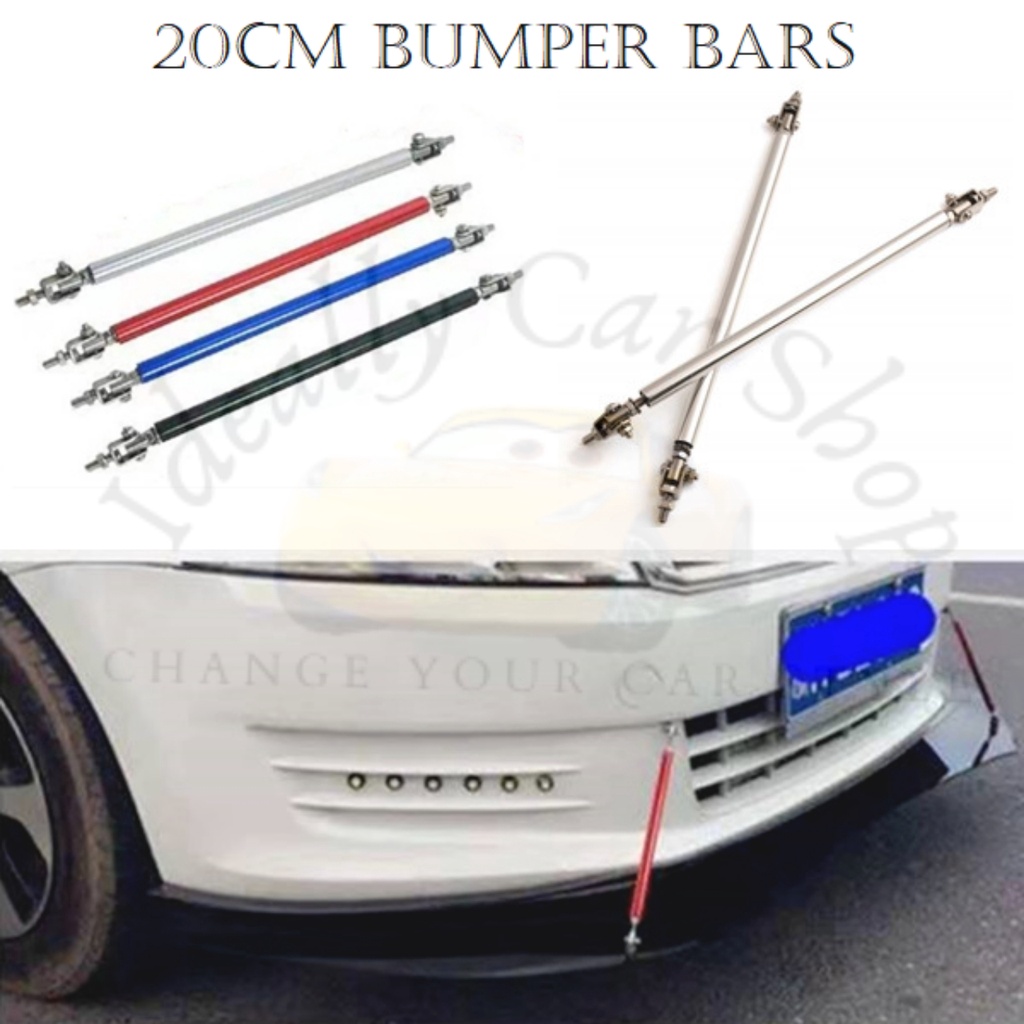 Ideally Universal 15cm/20cm Adjustable Front Rear Bumper Lip Splitter ...