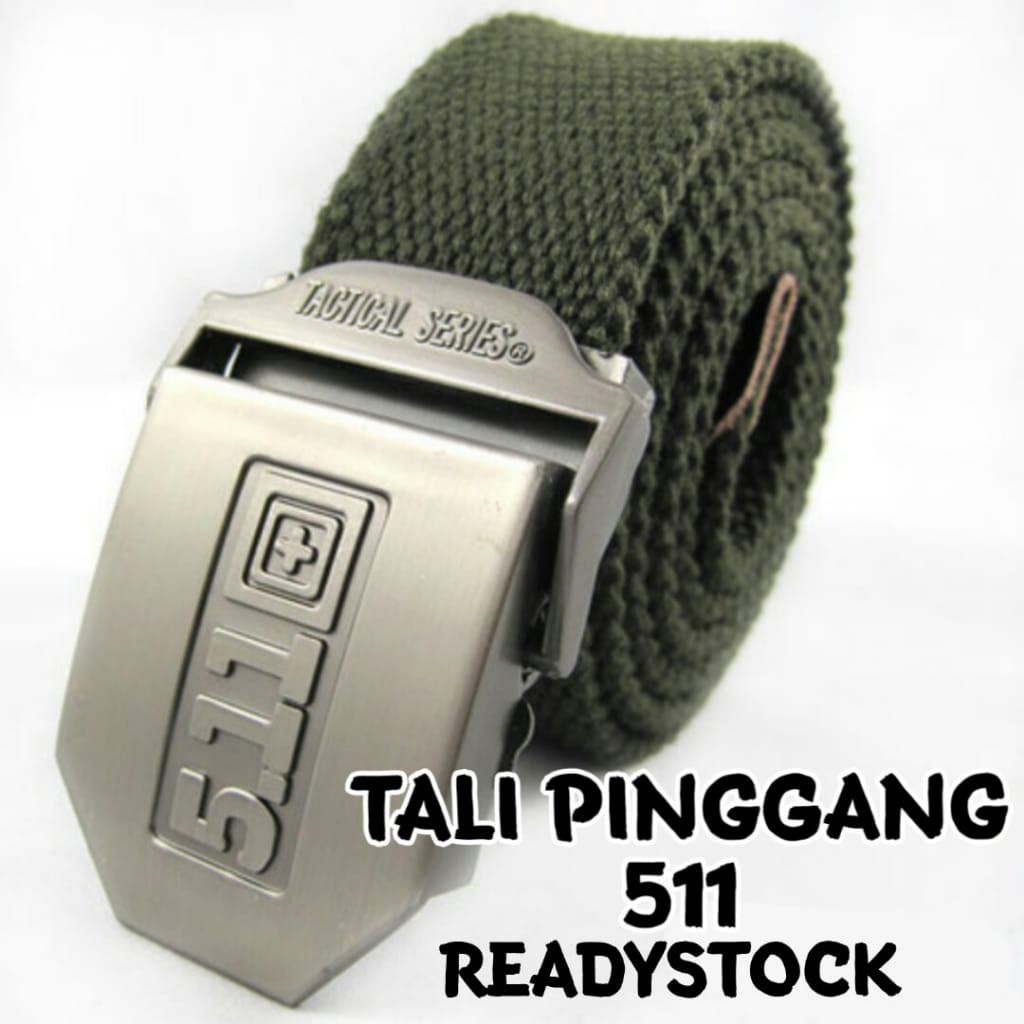TALI PINGGANG NYLON KEPALA BESI 511 | 511 TACTICAL BELT 118CM CASUAL ...