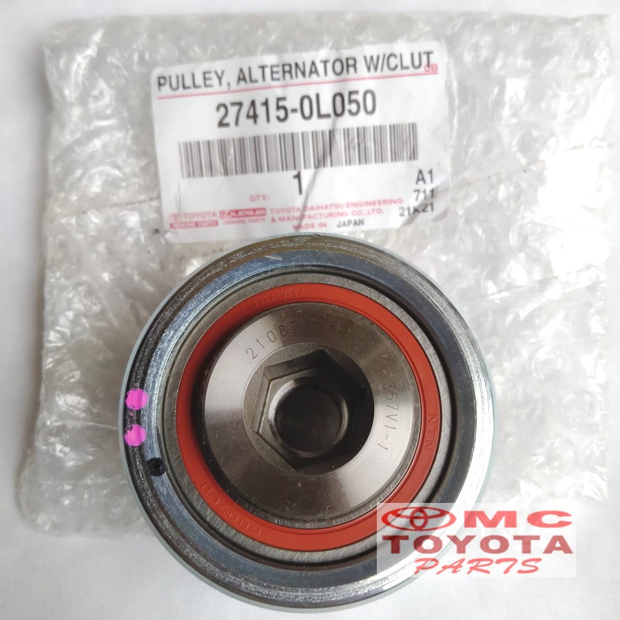 Pulley Alternator Dynamo Innova Reborn Hilux Fortuner New Diesel 27415 ...