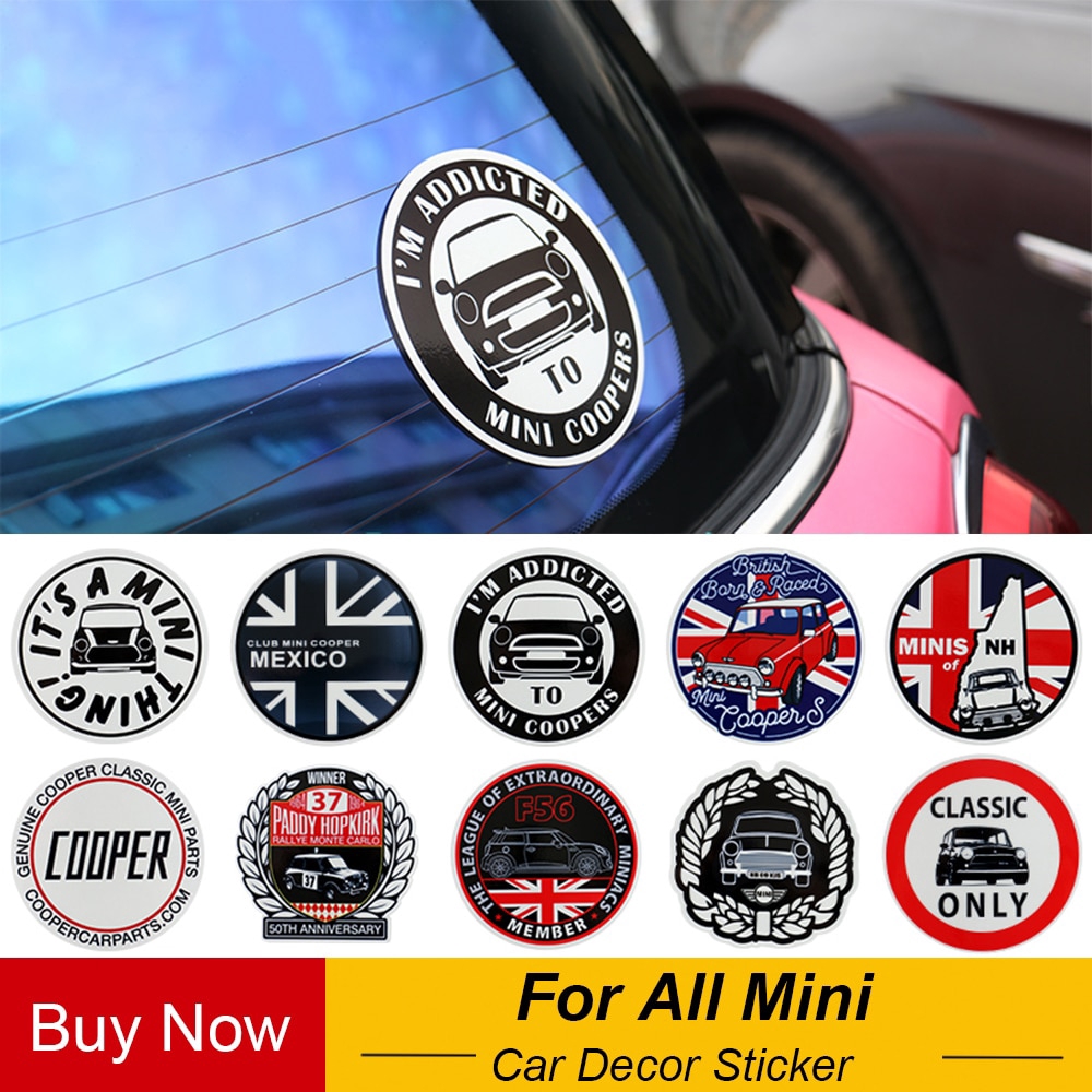 Fashion Union Jack Sticker Decals Window Decor For Mini Cooper One ...
